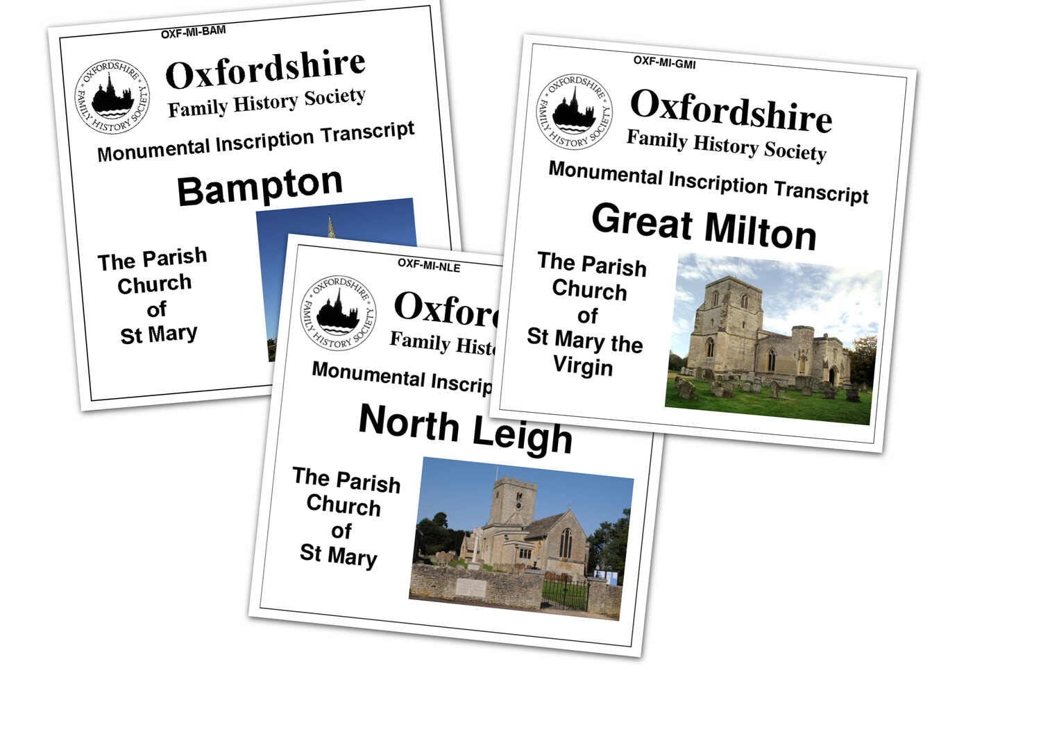 Monumental Inscription Transcripts on CD | Shop | Oxfordshire Family ...