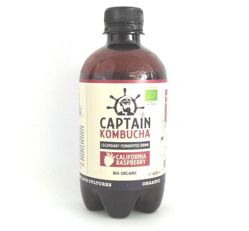 Captain Kombucha Legendary Bubbly Drink Calfornian Raspberry