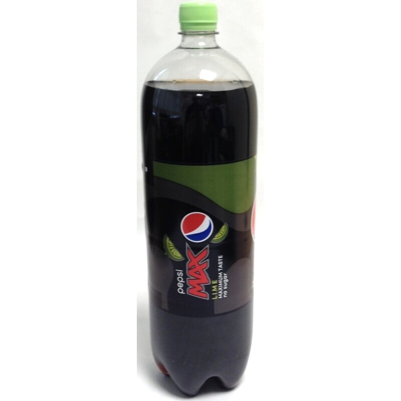 Pepsi Max No Sugar Lime Cola Bottle