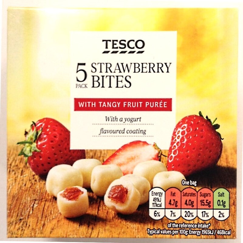 Tesco 5 Strawberry Bites