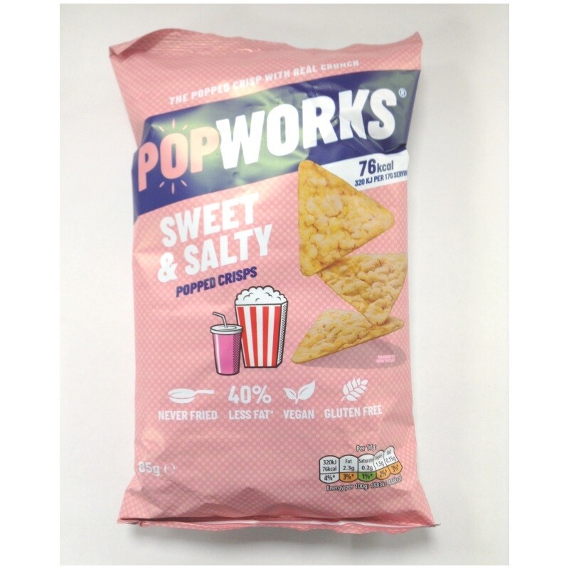Popworks Sweet & Salty Sharing Popped Crisps