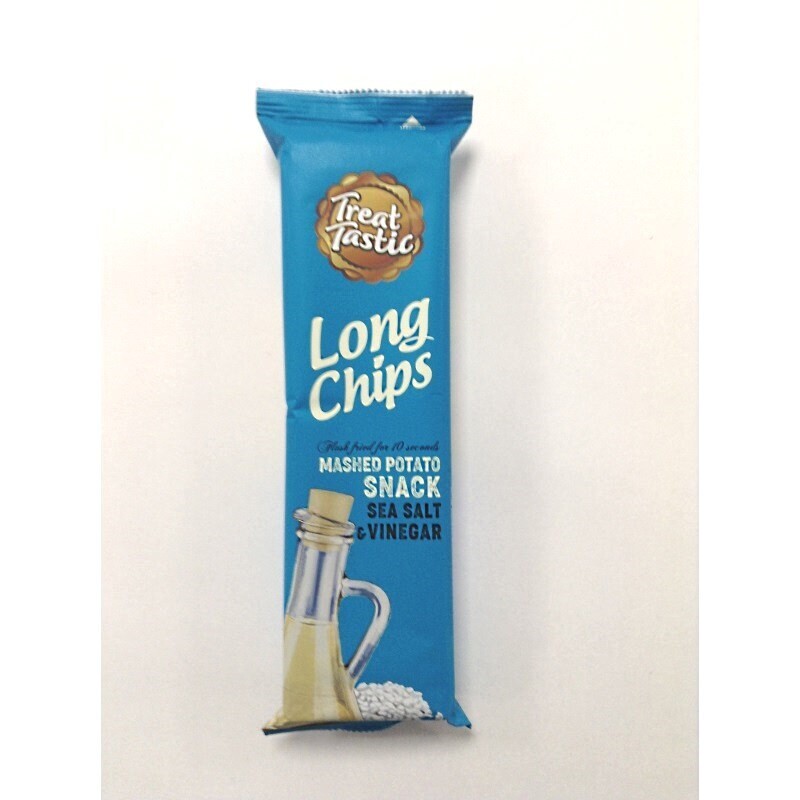 Treat Tastic Long Chips Mashed Potato Snack Sea Salt & Vinegar