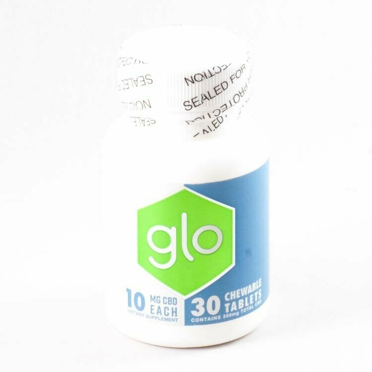 CBD Oil Glo Chewable Tablets 300mg CBD by Glo