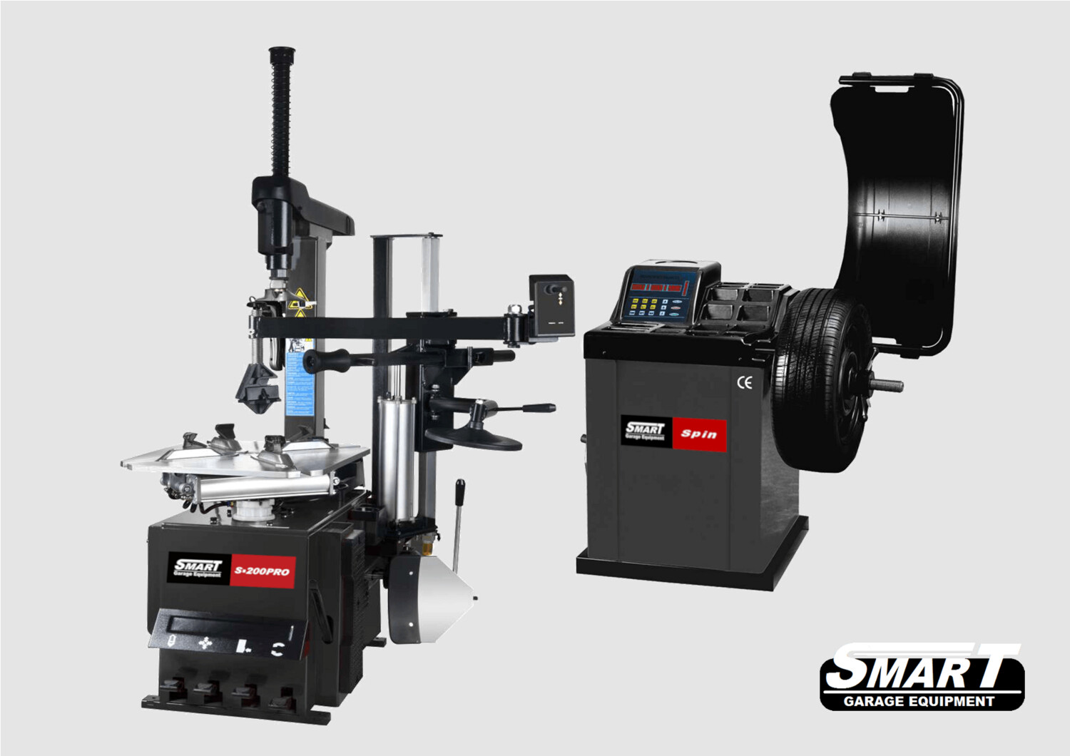 SMART TYRE CHANGER & WHEEL BALANCER PACKAGE