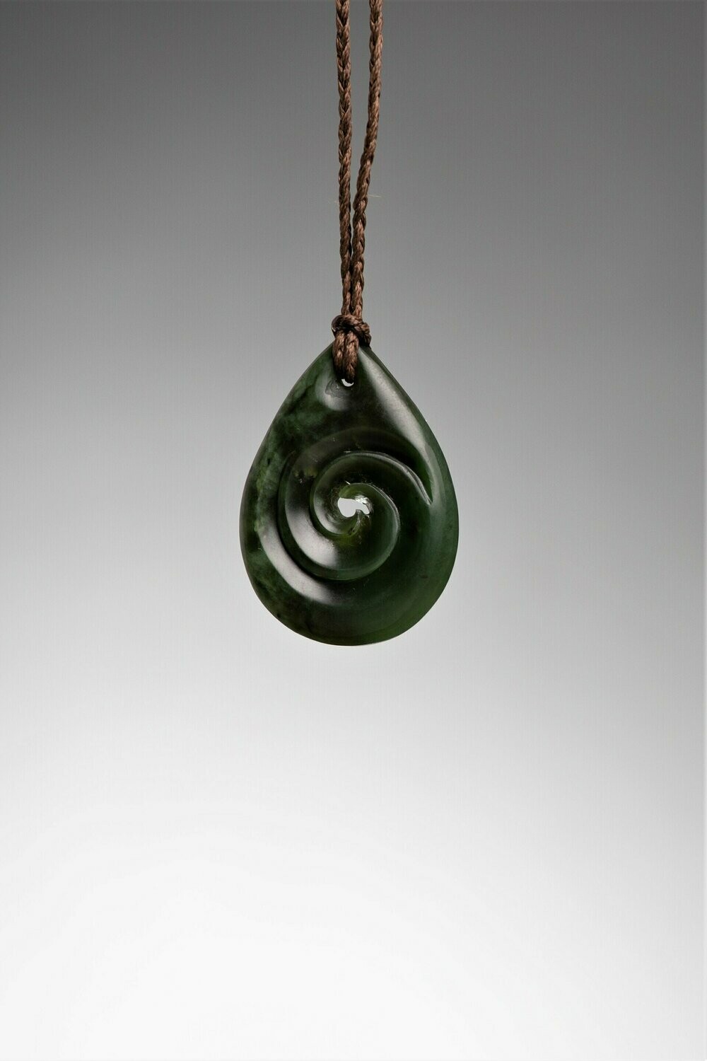 Greenstone Teardrop (Roimata ) NZ Genuine Kawakawa stone - Reikorangi