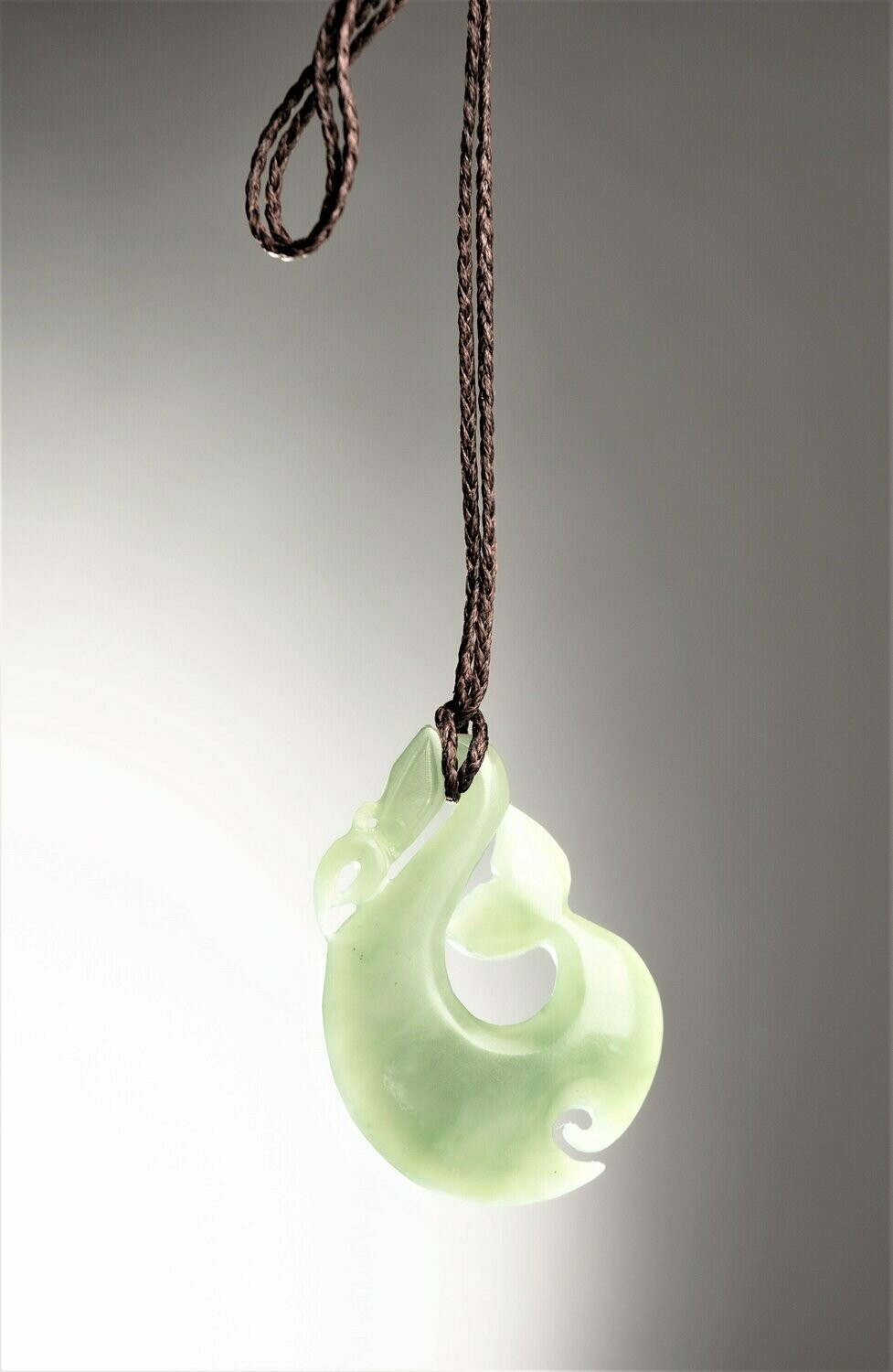 Greenstone Manaia NZ Genuine Inanga stone - Lake Ida