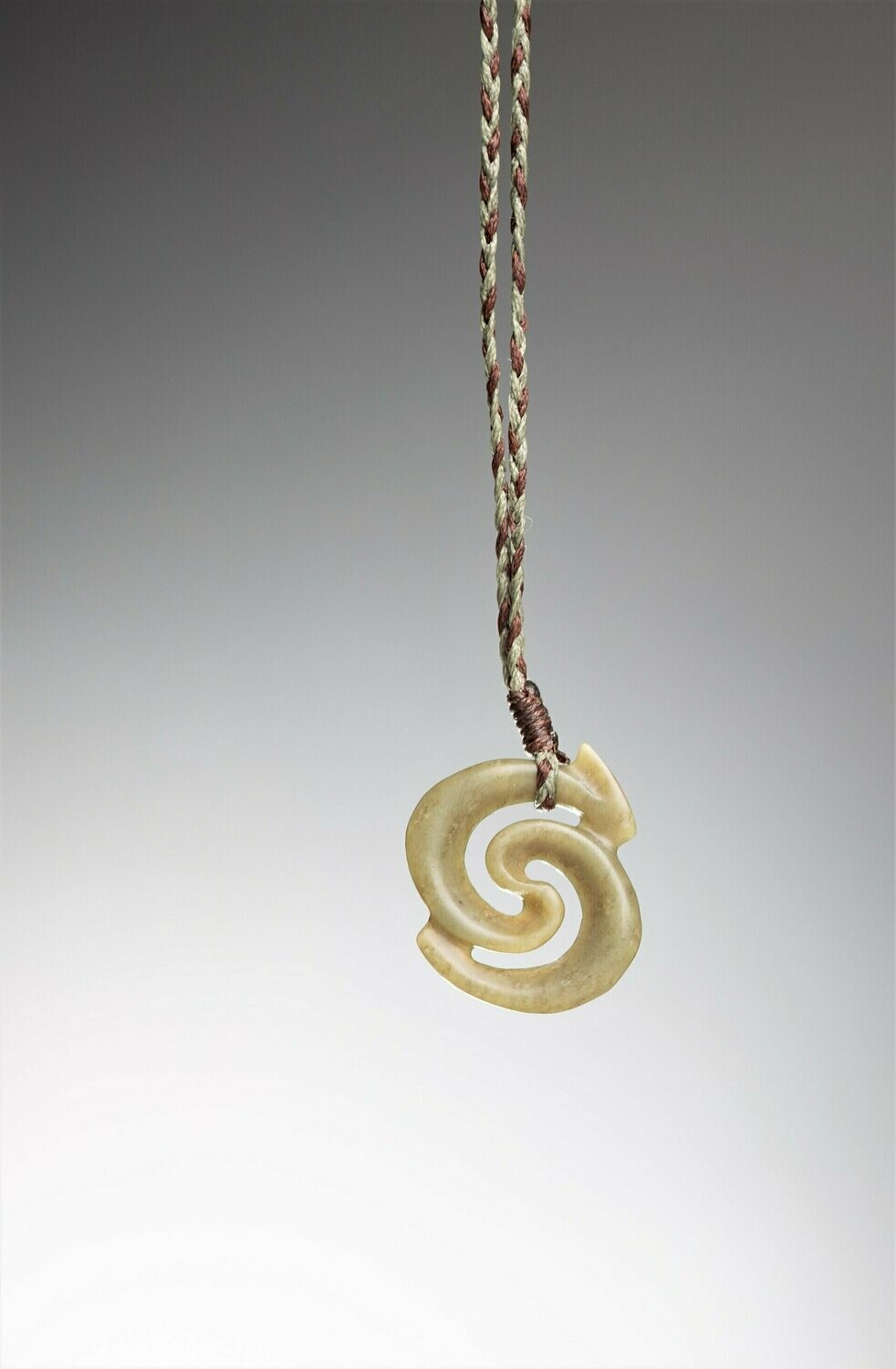 Greenstone Contemporary Koru NZ Genuine Kawakawa stone - Wairere