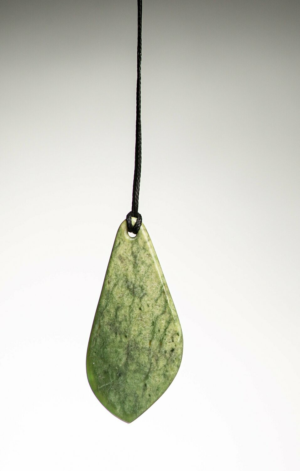 Moko Pounamu Roimata Teardrop NZ Genuine Kokopu Greenstone - Ngaio