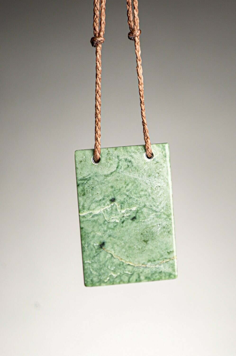 Greenstone Breastplate NZ Genuine Inanga stone - Moutere