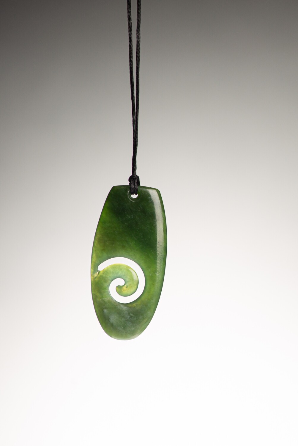 Moko Pounamu Roimata Teardrop NZ Genuine Inanga Greenstone - Kaitapeha
