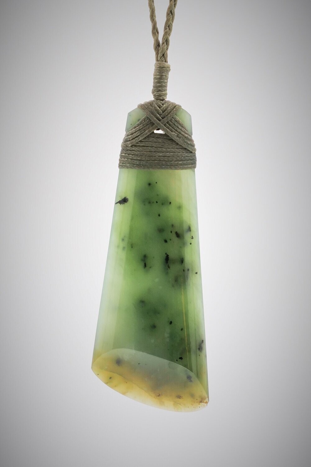 Greenstone Toki NZ Genuine Inanga Stone - Rapaki