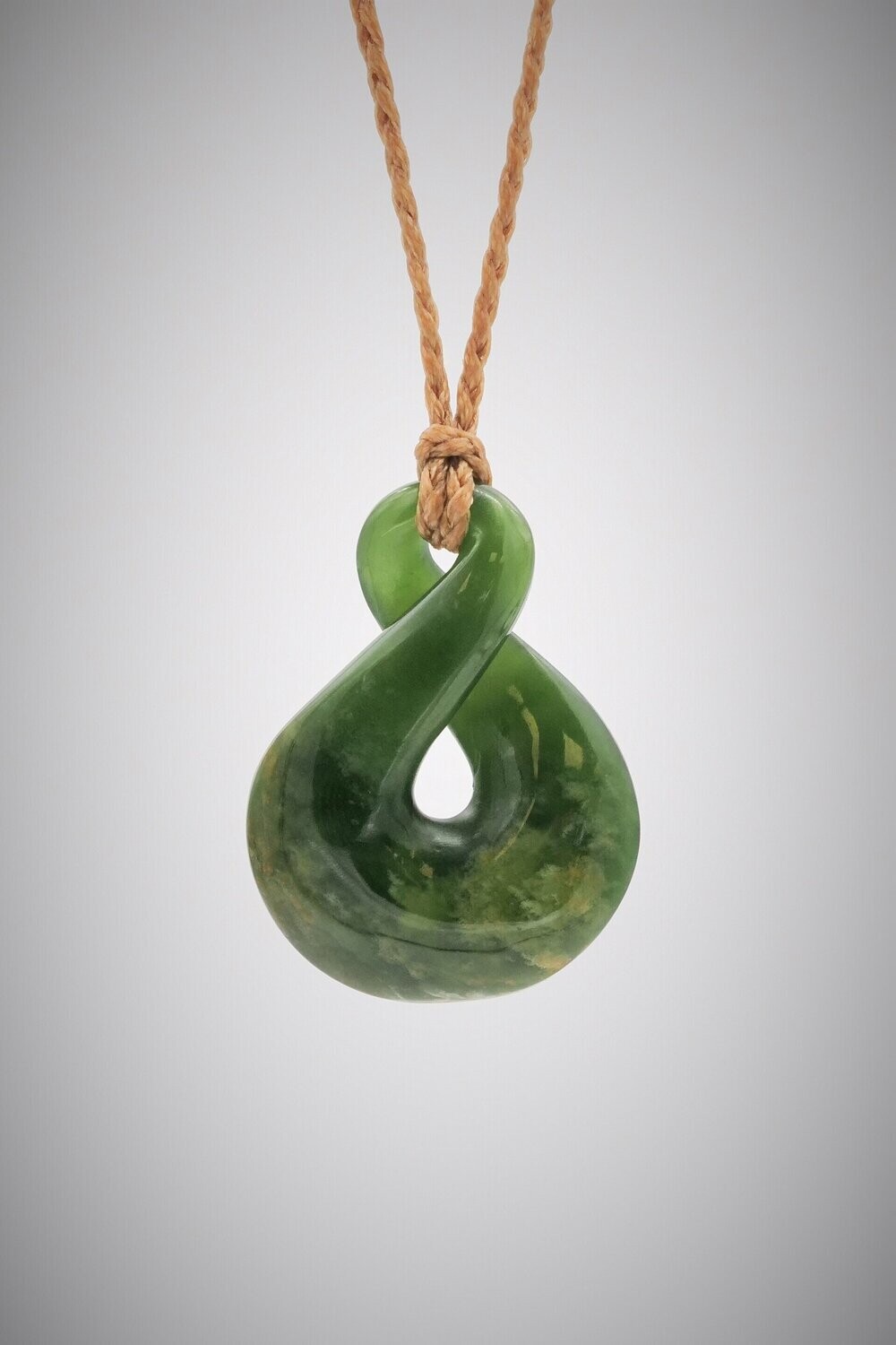 Greenstone Single Twist NZ Genuine Kawakawa stone - Papaunahi