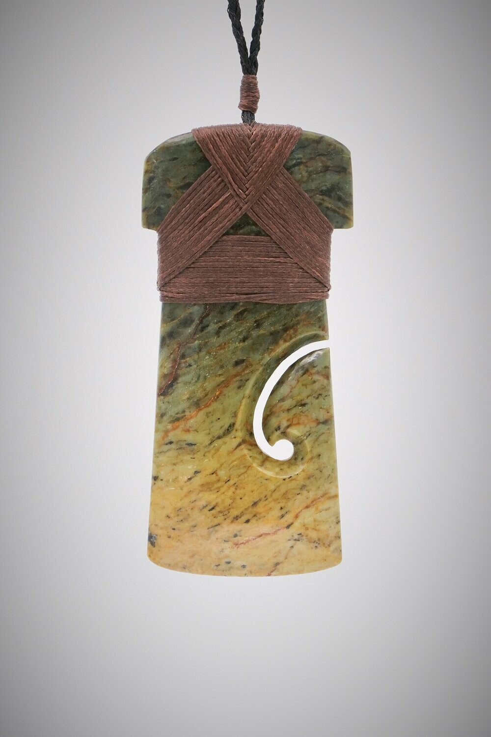 Greenstone Toki NZ Genuine Raukaraka Pounamu - Kaireperepe