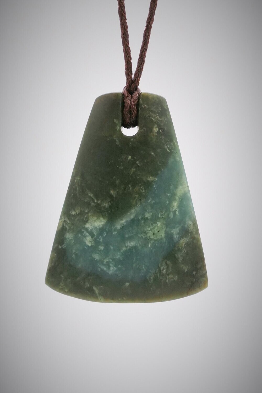Moko Pounamu Toki NZ Genuine Inanga Pounamu - Rewanui