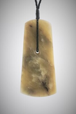 Moko Pounamu Toki NZ Genuine Marsden Flower Greenstone - Matapara SALE