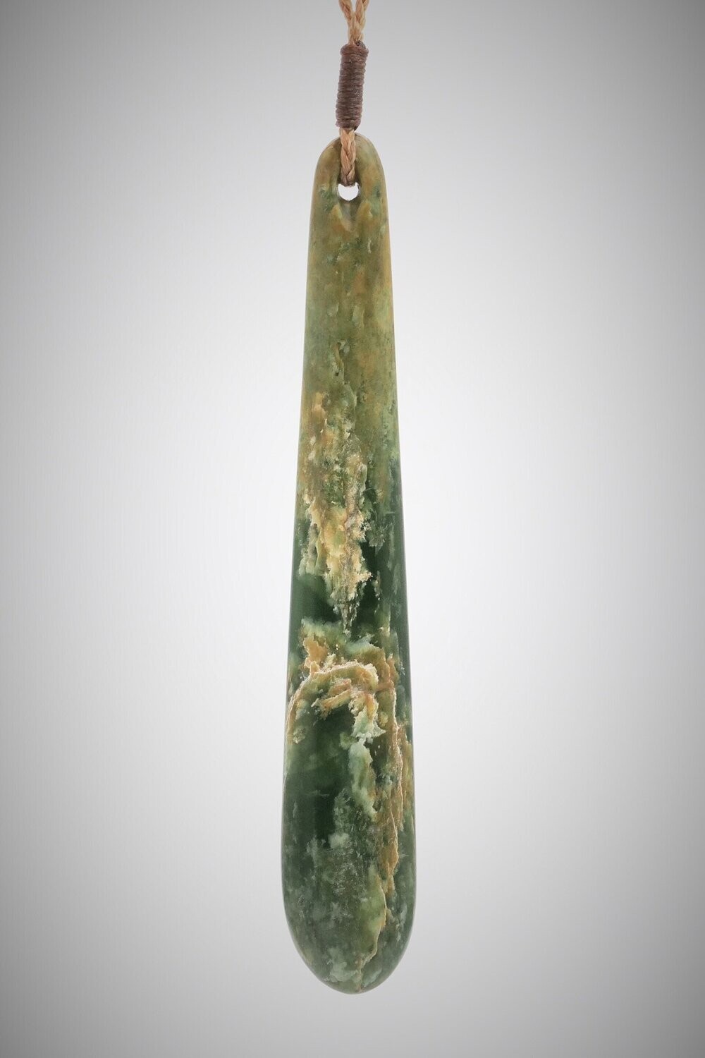 Moko Pounamu Roimata Teardrop NZ Genuine Marsden Flower Greenstone ...