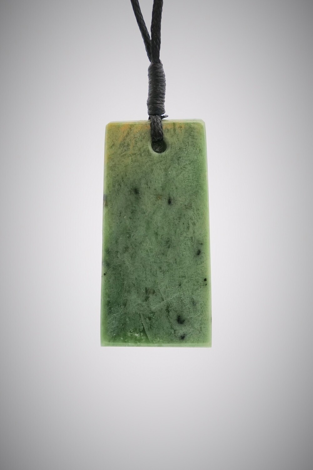 Moko Pounamu Toki NZ Genuine Kokopu Flower Greenstone - Ruakituri