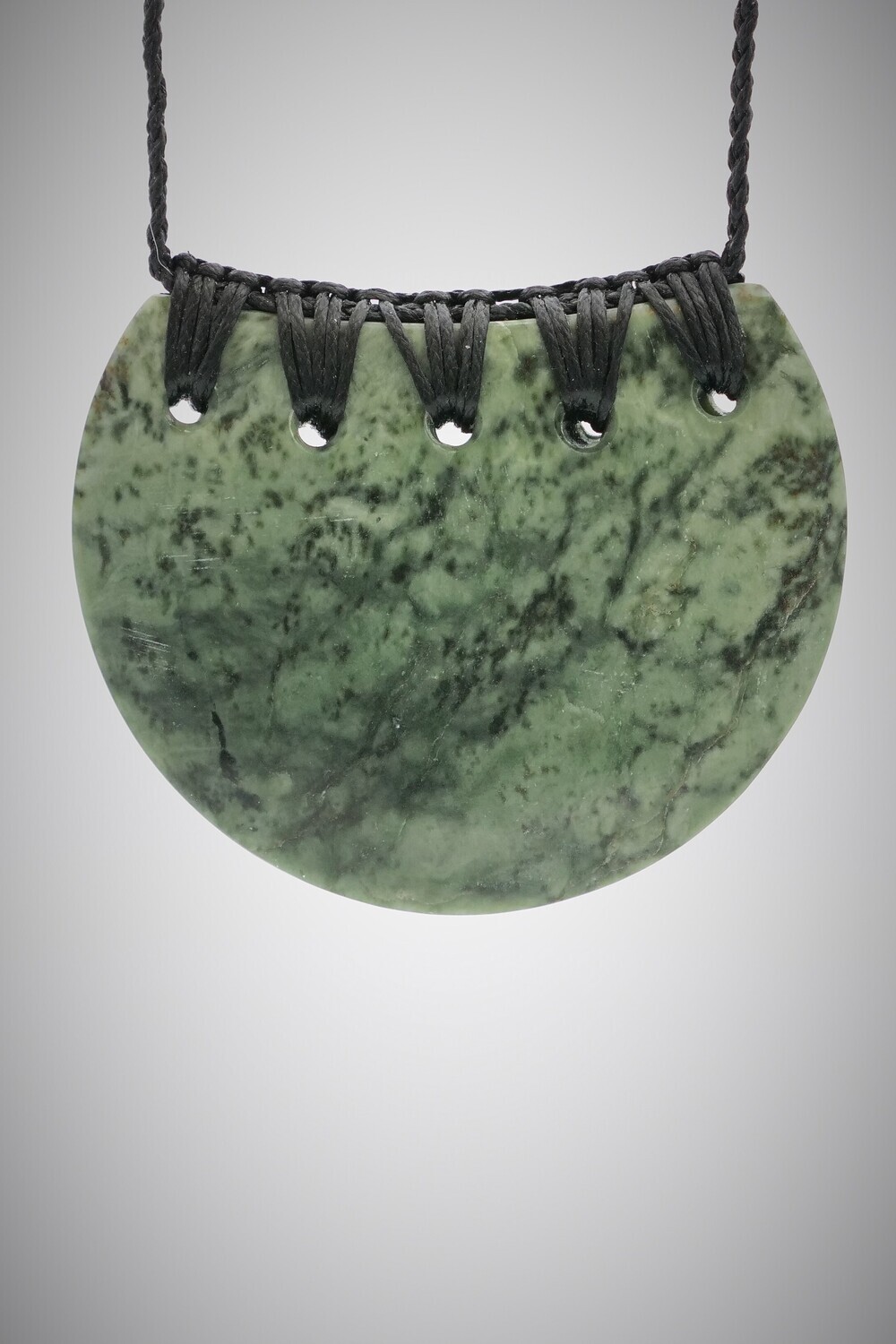 Greenstone Breastplate NZ Genuine Inanga stone - Moutere