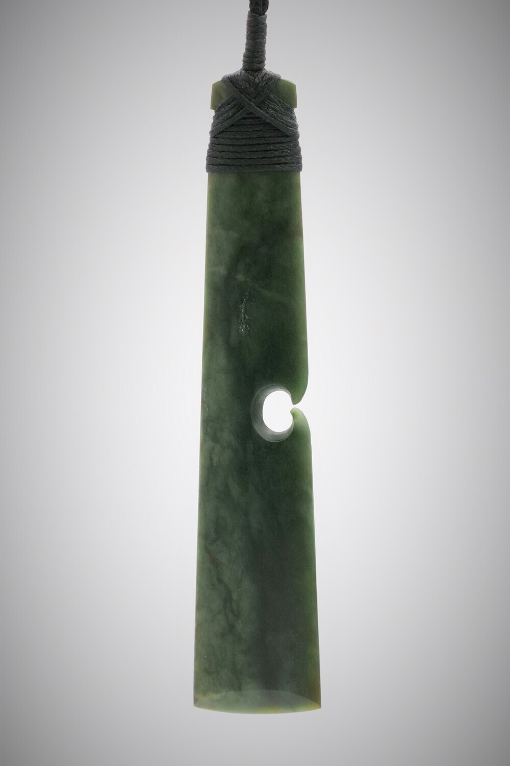 Greenstone Toki NZ Genuine Kawakawa Flower Jade - Koheroa