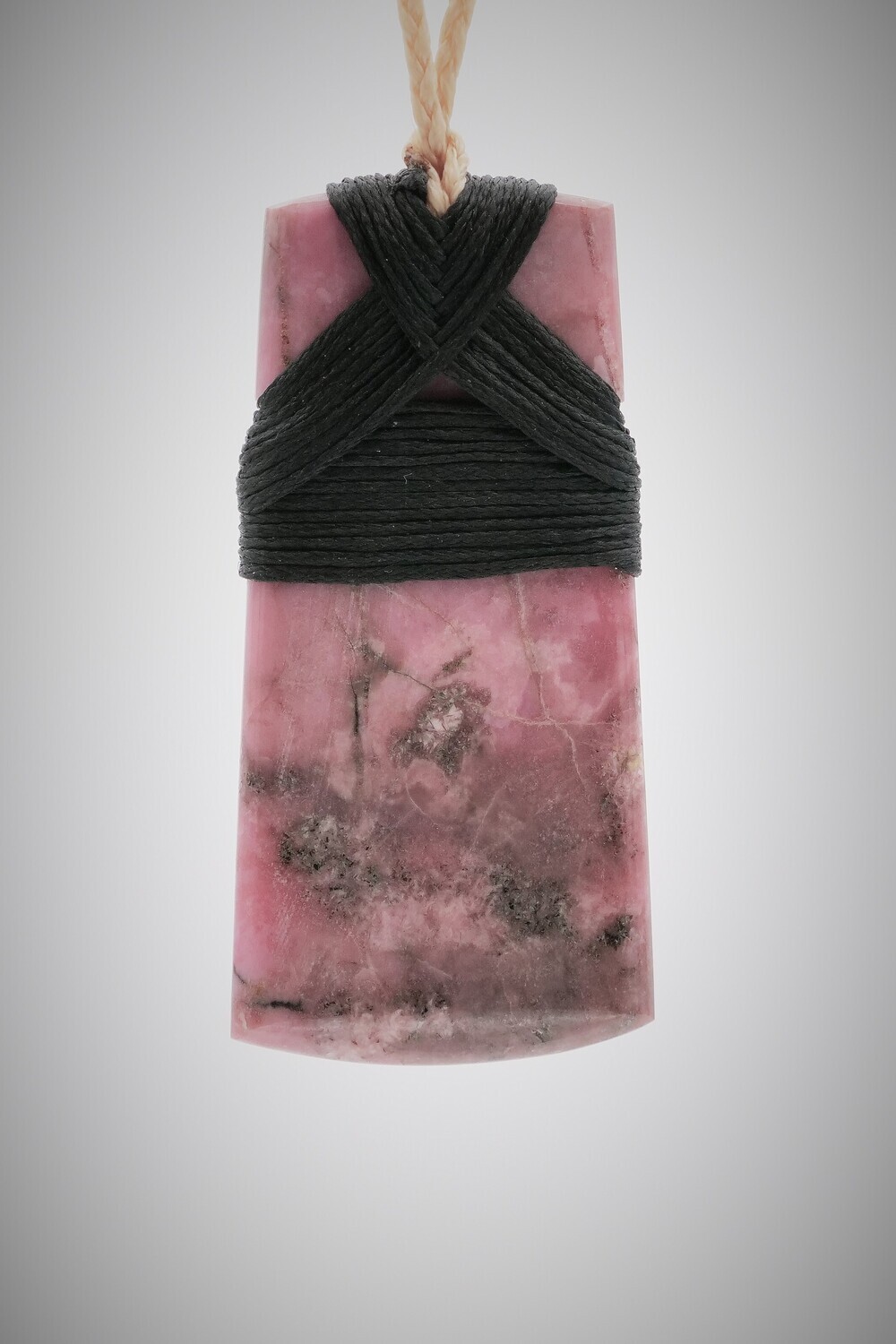 Moko Pounamu, Toki NZ Genuine Rhodonite Stone - Pauanui