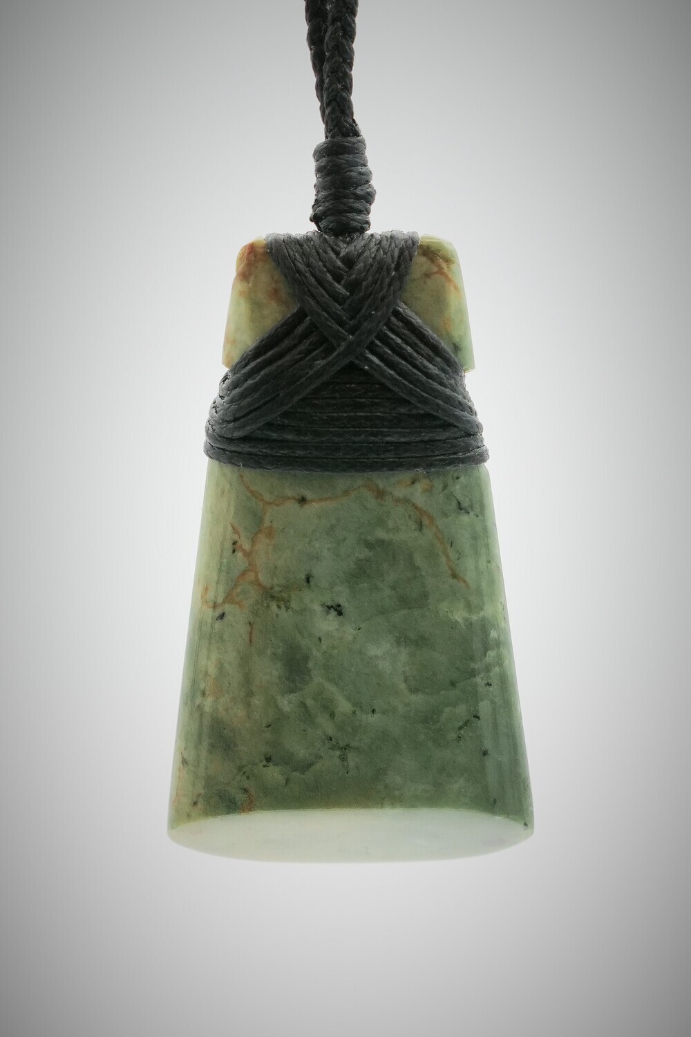 Moko Pounamu Toki NZ Genuine Kokopu Greenstone - Whakatiwai