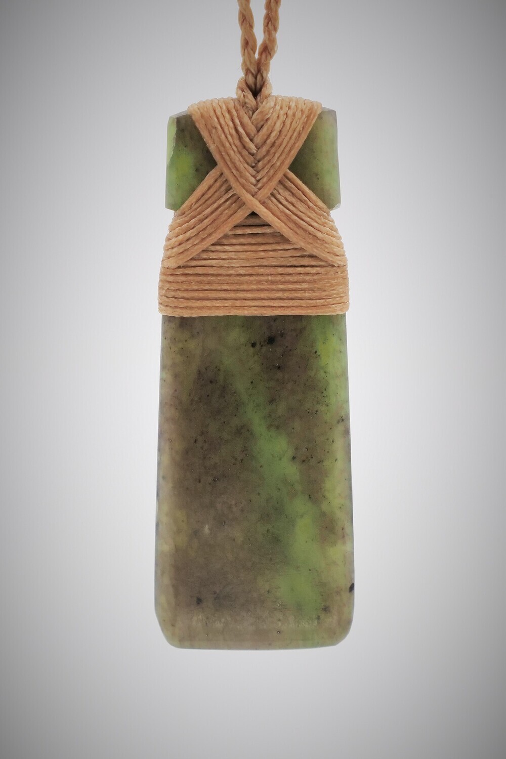 Greenstone Toki with Koru NZ Genuine Kawakawa stone - Hatuma