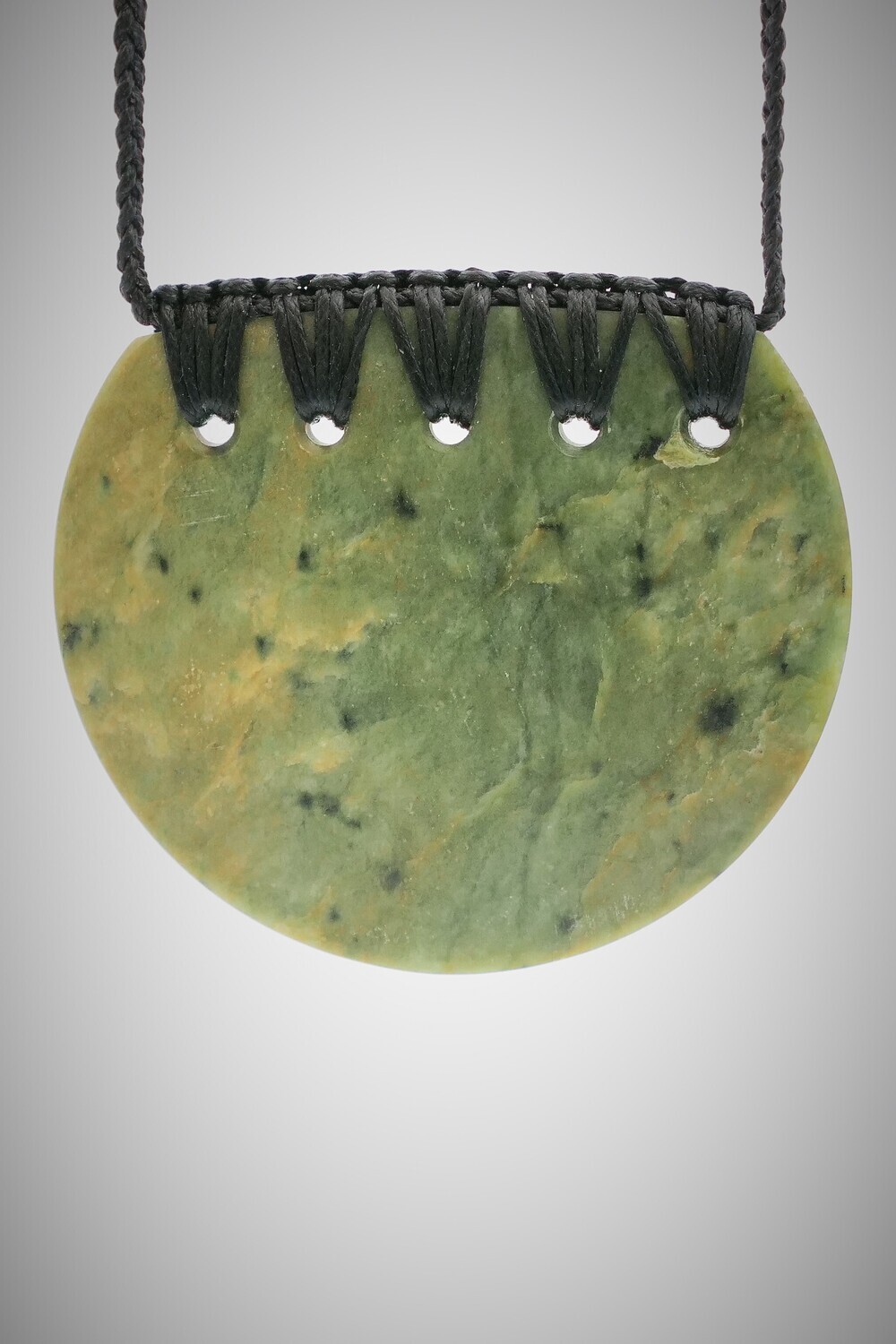 Greenstone Breastplate NZ Genuine Inanga stone - Moutere