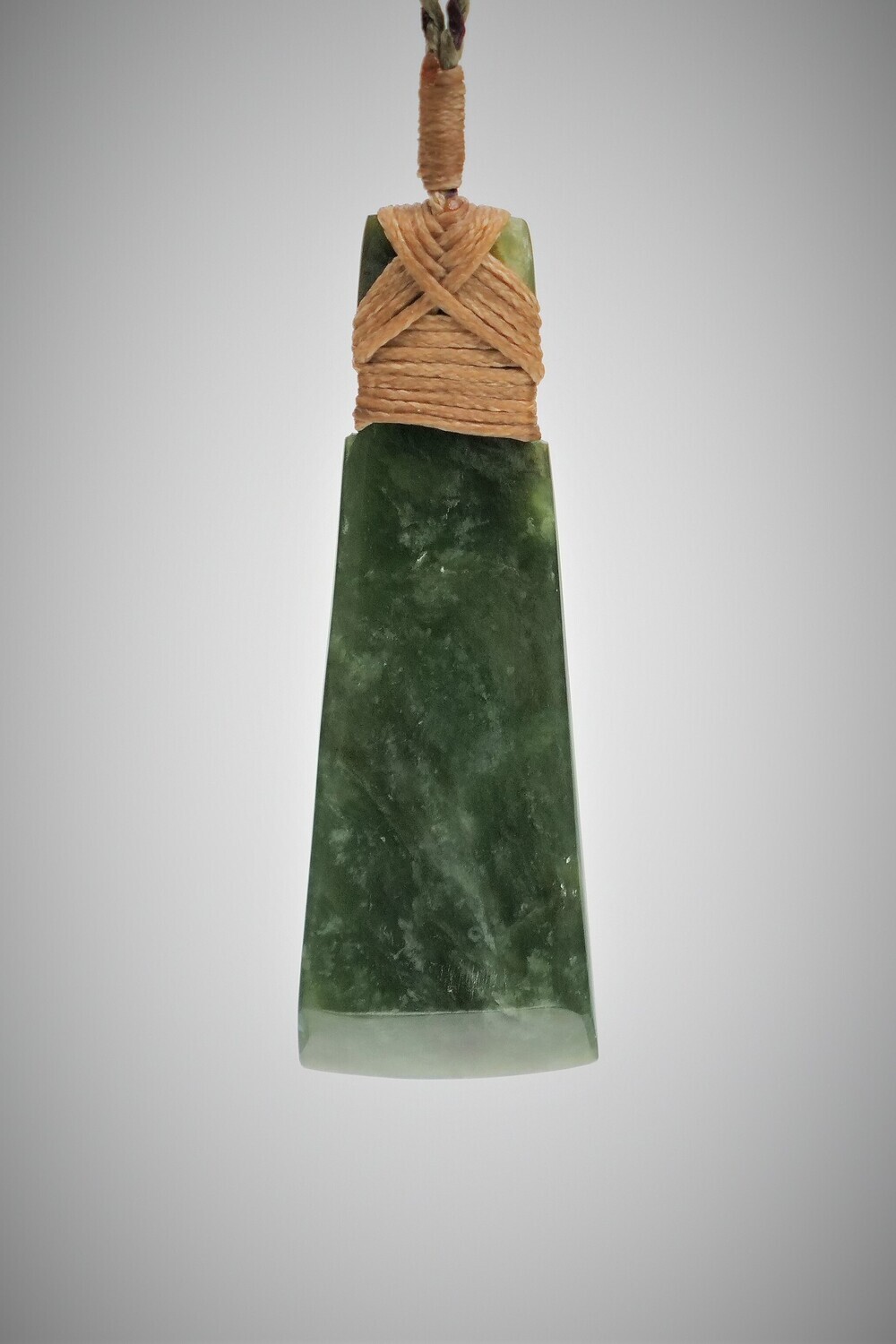 Moko Pounamu Toki NZ Genuine Kahotea Greenstone - Waituhi