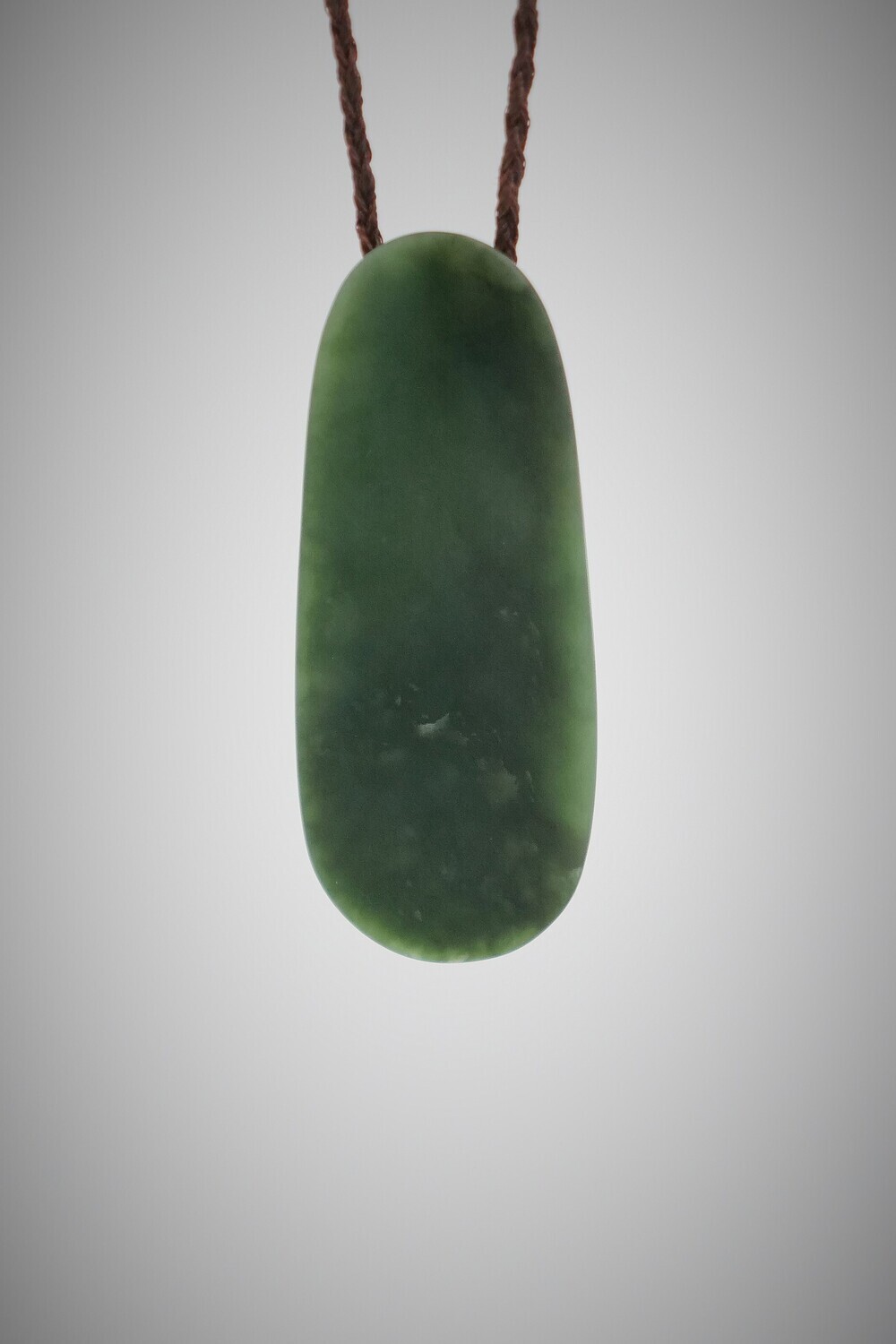 Moko Pounamu Roimata Teardrop NZ Genuine Kawakawa Greenstone - Tauhinu