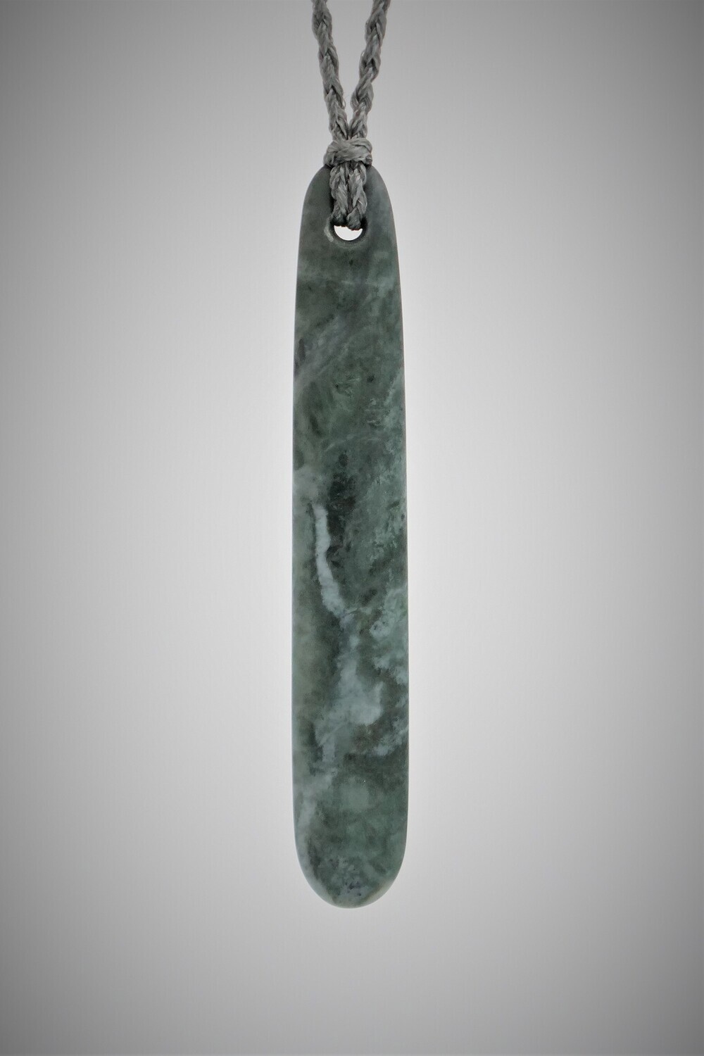 Moko Pounamu Roimata NZ Genuine Inanga Greenstone - Otakawhe