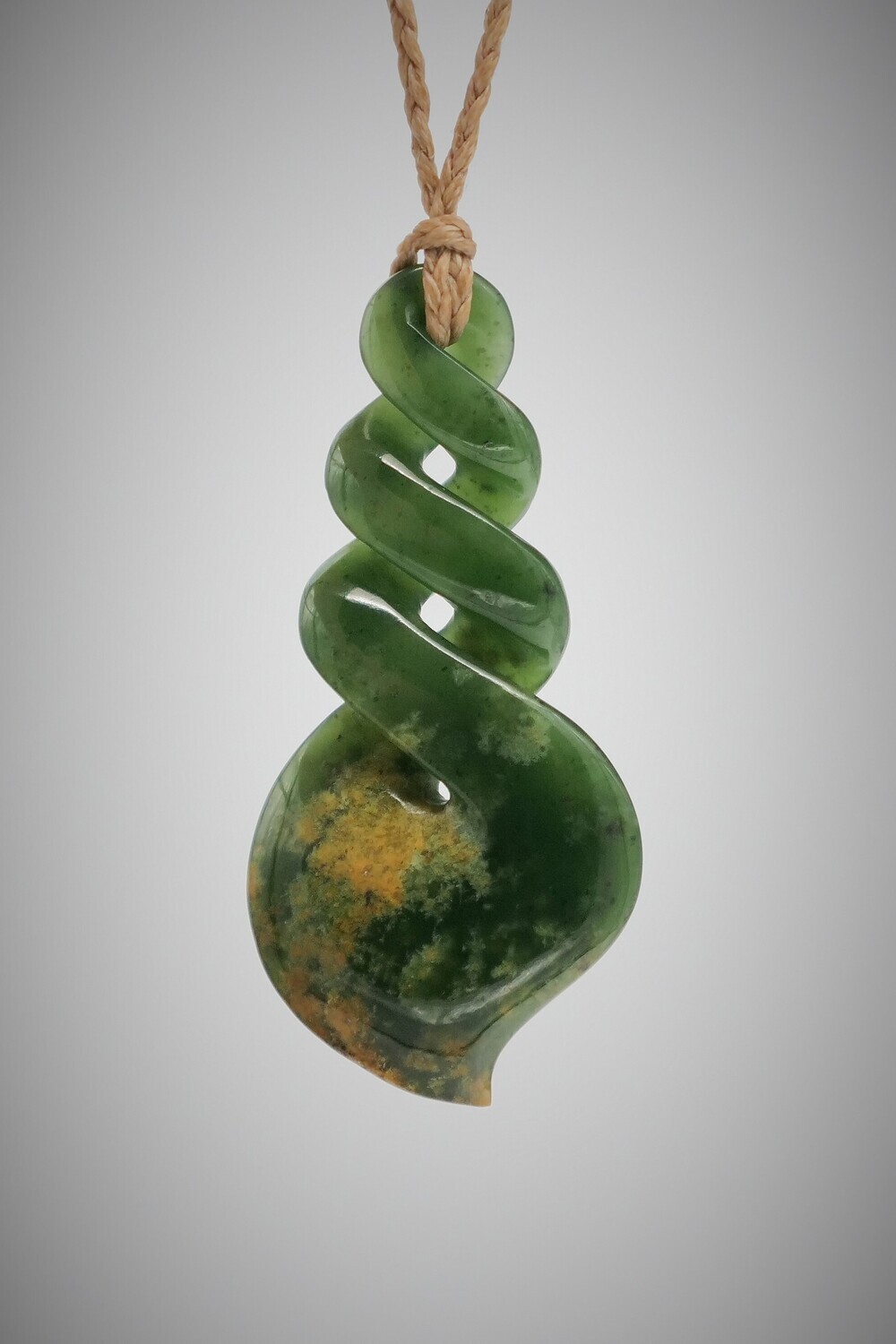 Greenstone Double Twist NZ Genuine Kahurangi stone - Te Puke