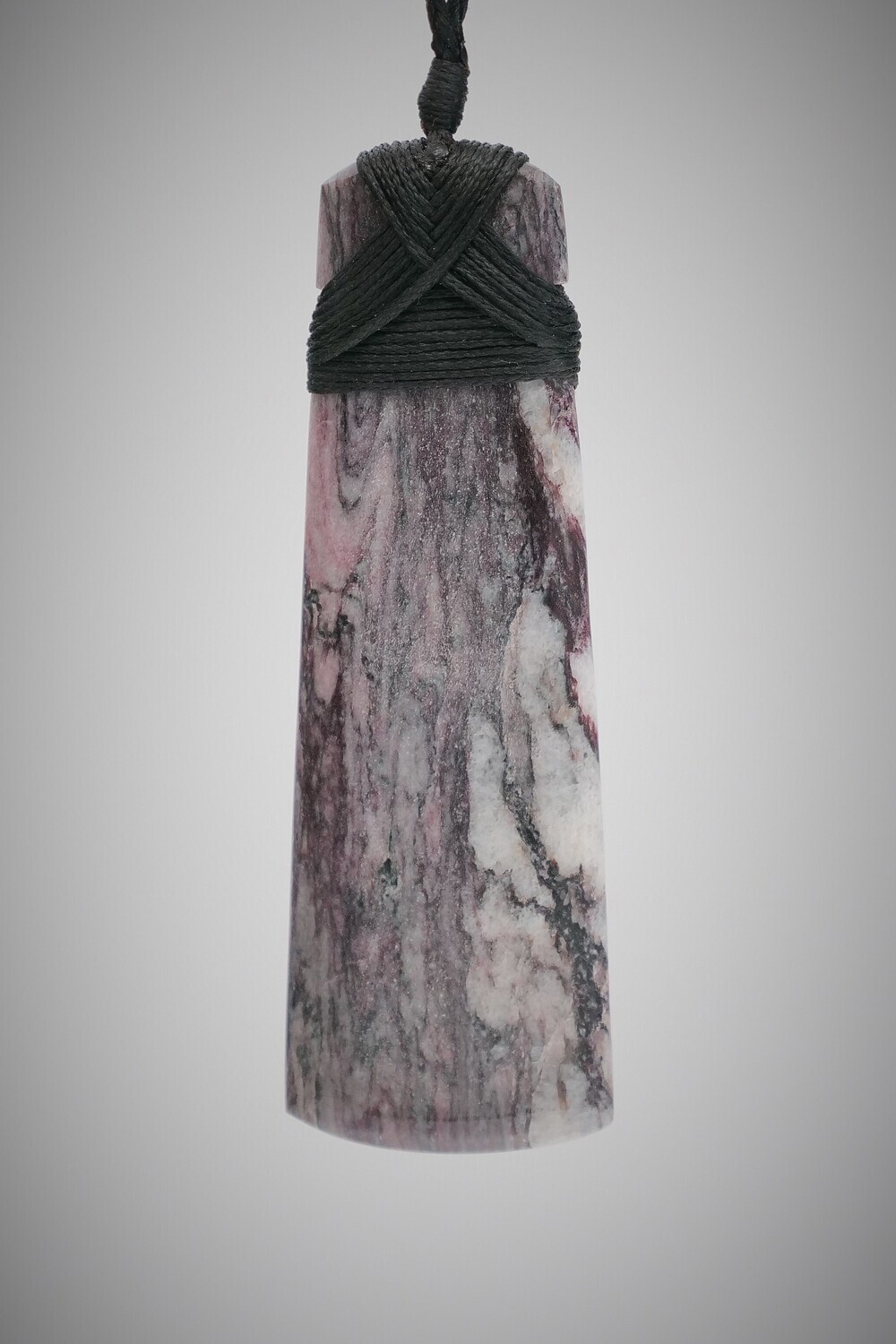 Greenstone Toki with Koru NZ Genuine Kawakawa stone - Hatuma