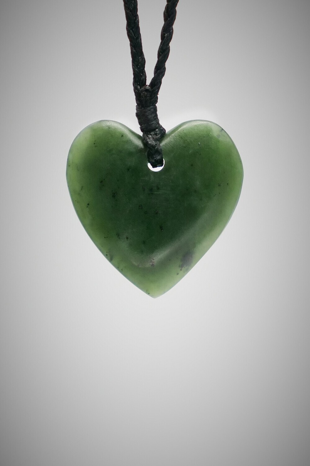 Greenstone Heart NZ Genuine Kawakawa stone - Waiatuhi
