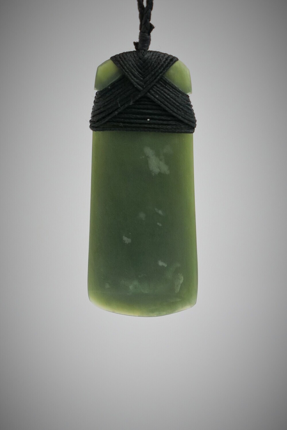 Moko Pounamu Toki NZ Genuine Inanga Greenstone - Taumarumaru