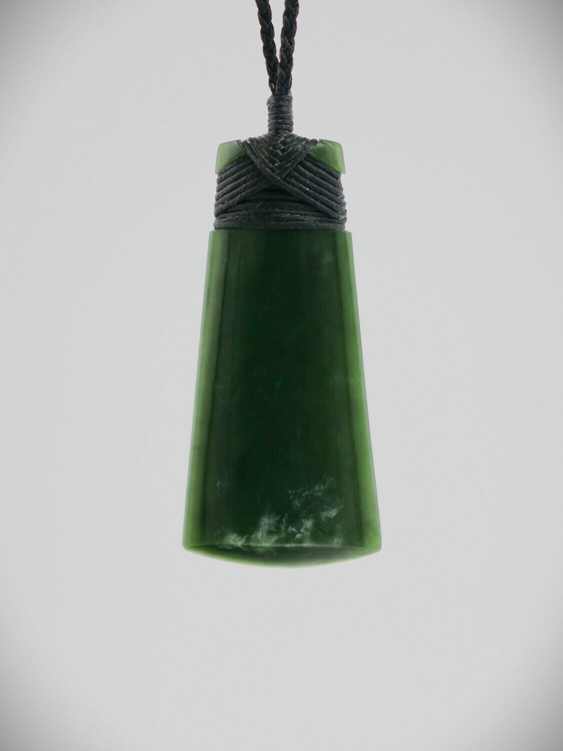 Moko Pounamu Toki NZ Genuine Kahotea Greenstone - Waituhi