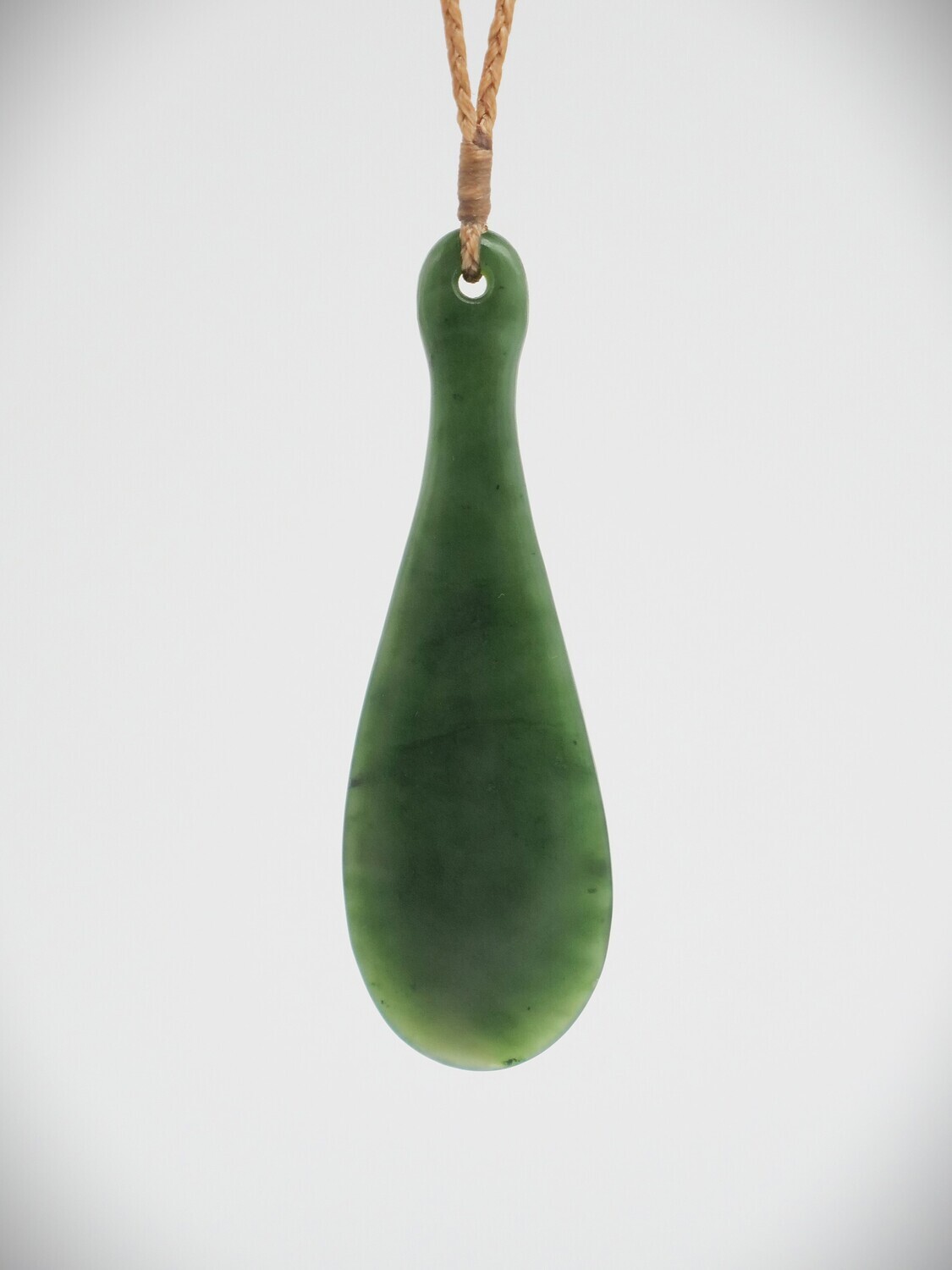 Moko Pounamu Mere NZ Genuine Kawakawa Greenstone - Waimata
