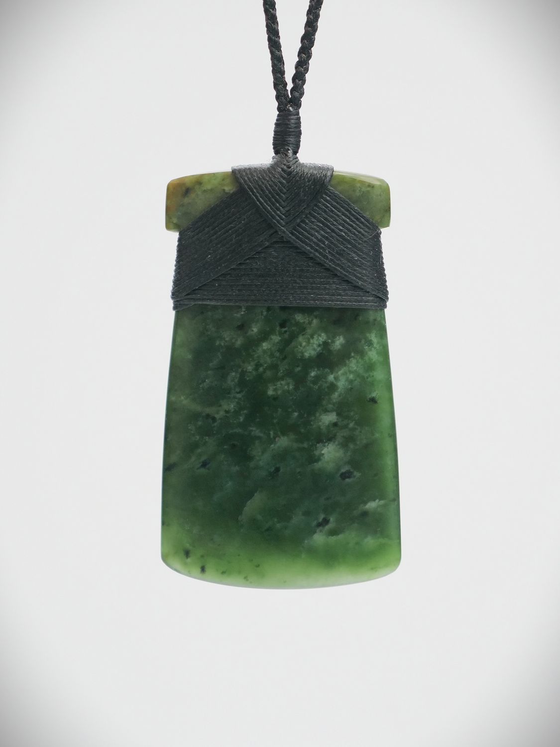 Moko Pounamu Toki NZ Genuine Marsden Flower Greenstone - Manakaiaua
