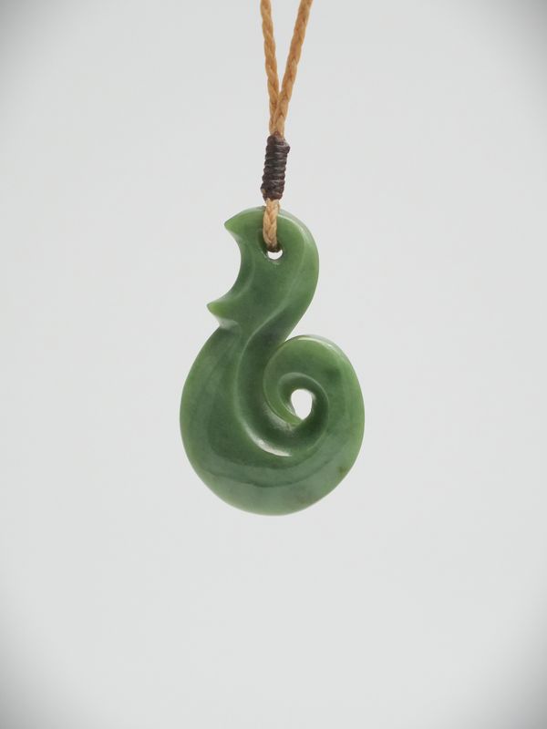 Hei Matau - Hook | Greenstone Carvings | Moko Pounamu