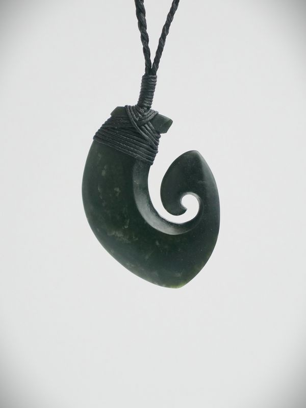 Hei Matau - Hook | Greenstone Carvings | Moko Pounamu