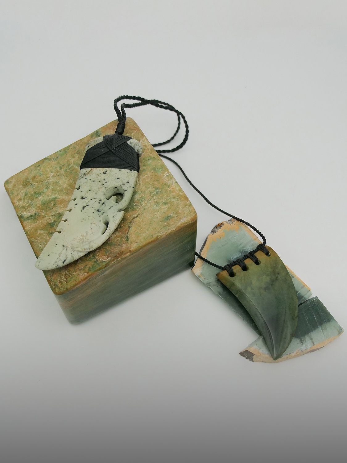 Rei Niho | Pounamu Whales Tooth Designs | Moko Pounamu