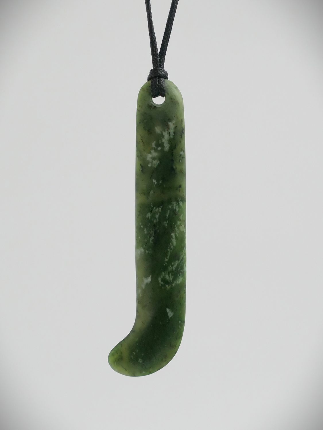 Moko Pounamu Kapeu NZ Genuine Kahotea Greenstone - Tiritiri