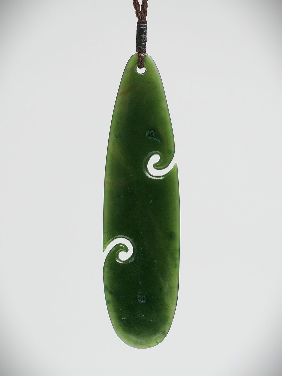 Moko Pounamu Roimata Kawakawa Greenstone - Motunau