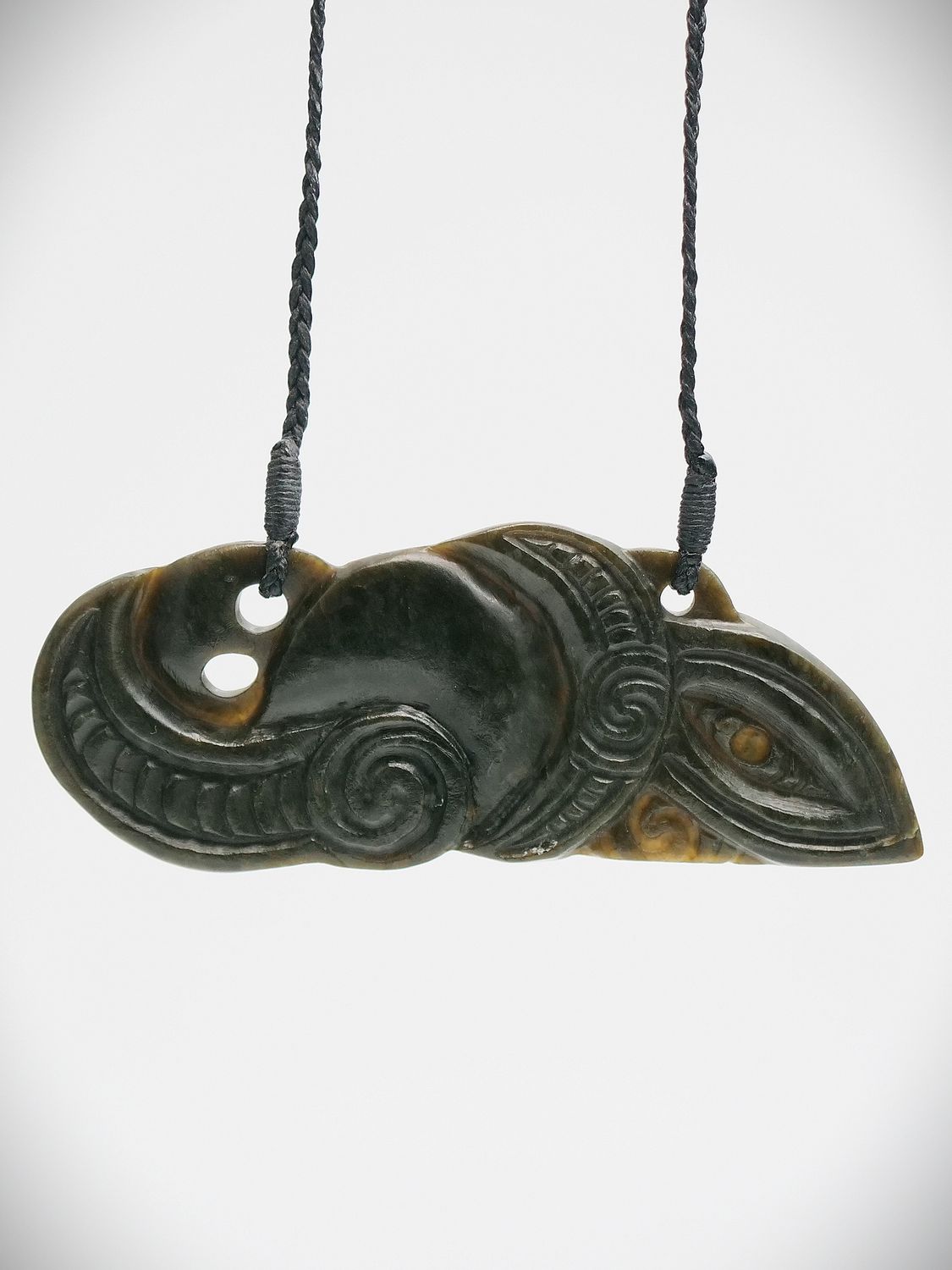 Moko Pounamu Kouma Kawakawa Greenstone - Mihiwaka