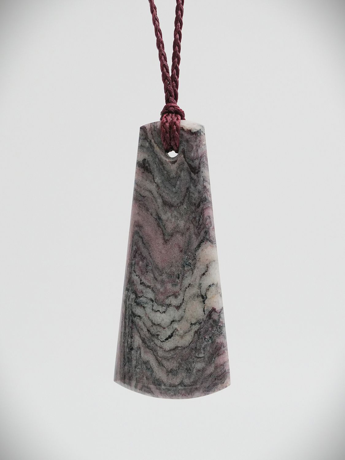 Moko Pounamu, Kuru Drop NZ Genuine Aroha Stone - Ohoka