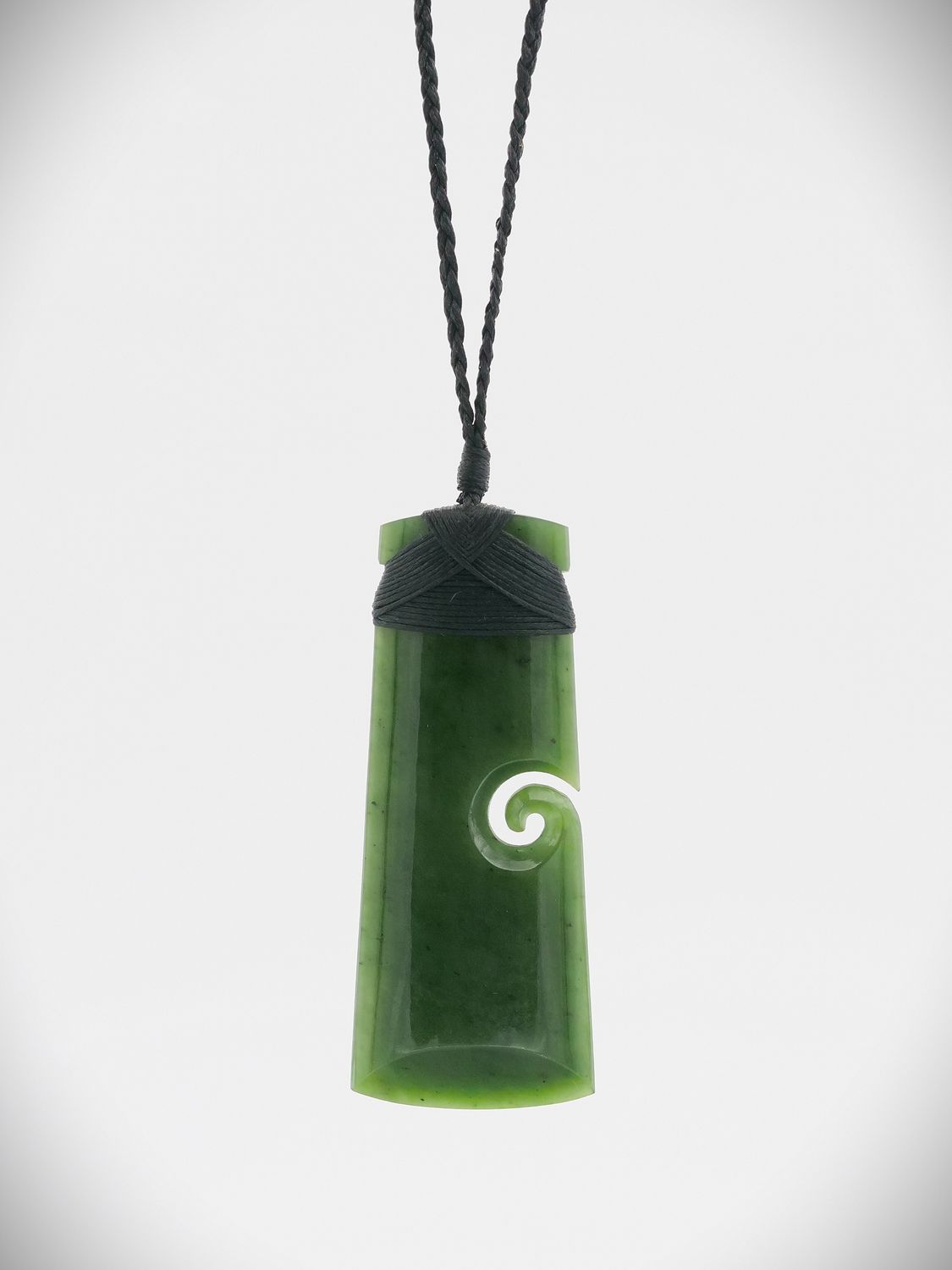Moko Pounamu Toki NZ Genuine Kawakawa Greenstone - Mahuta