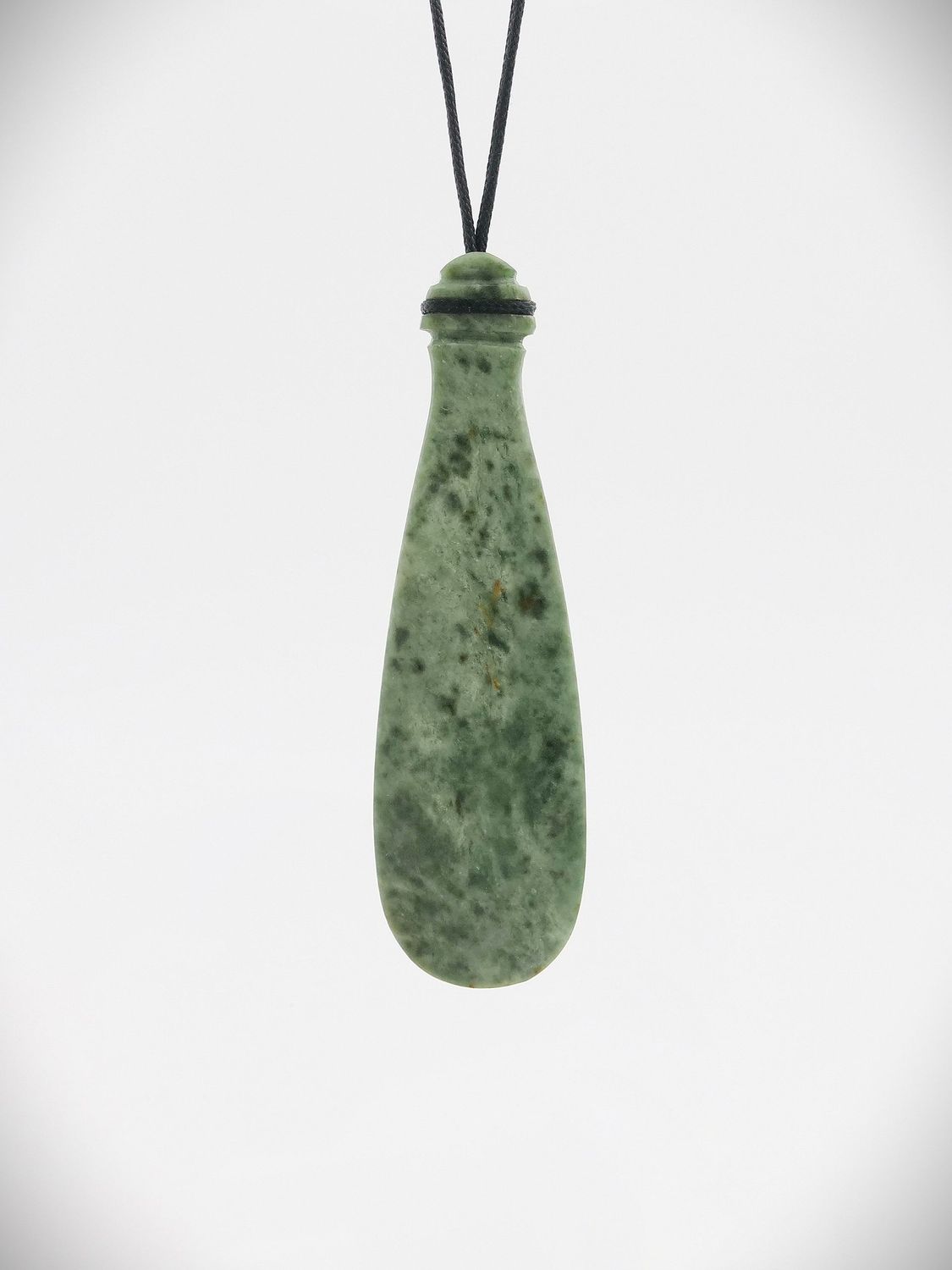 Moko Pounamu Hei Mere NZ Genuine Kokopu Greenstone Karapiro