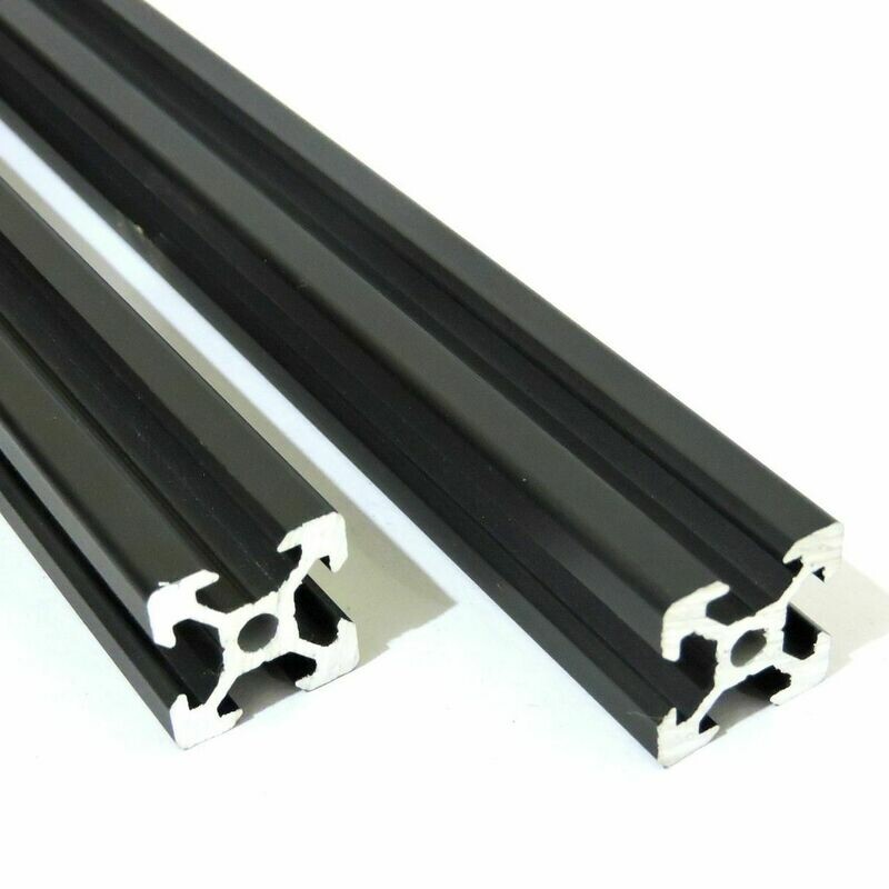 V Slot Aluminium Extrusion 2020 (Black)