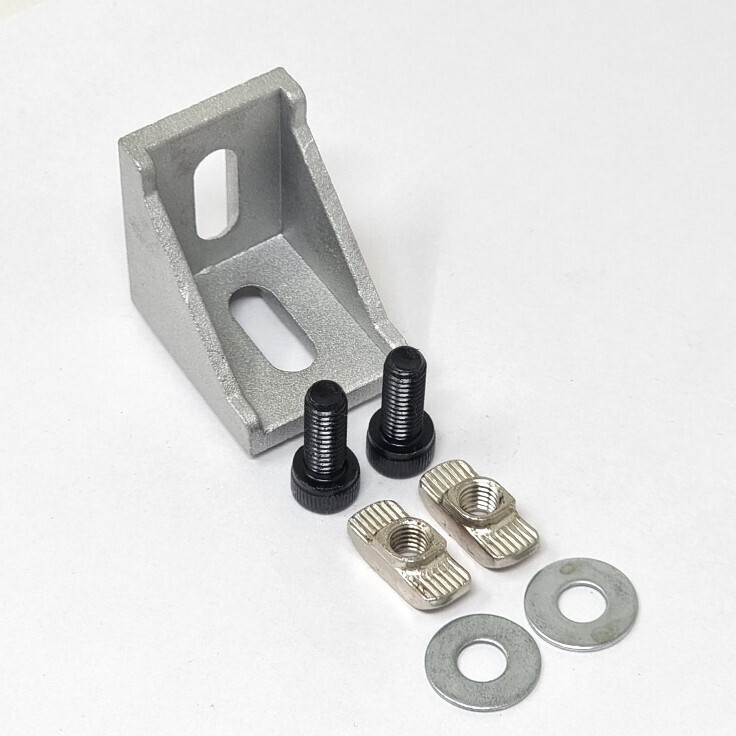 Corner Bracket Set for 3030, 3060 T Slot Aluminium Extrusions