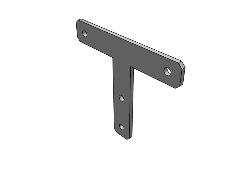 Sheet Metal T Type Joining Plate For 20 Series
