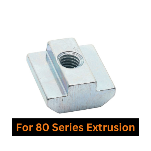 Pre Insertion T Nut for 80 Series Aluminium Extrusions